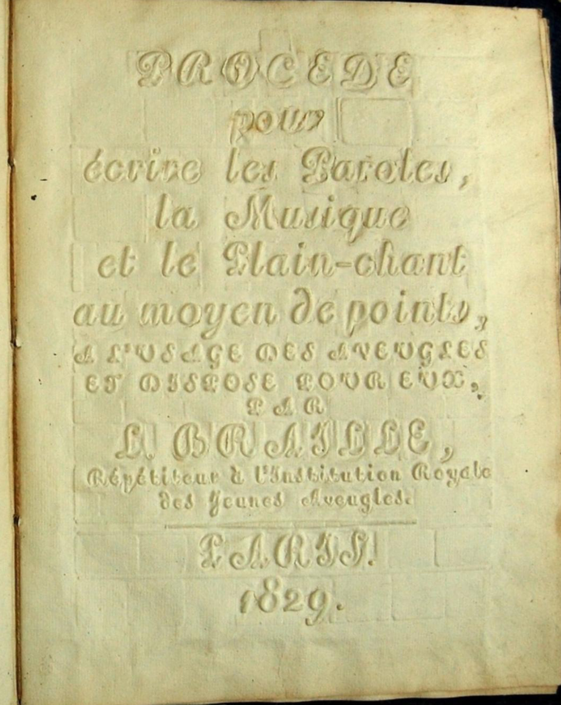 Braille - Consortium Centre Jules-Léger